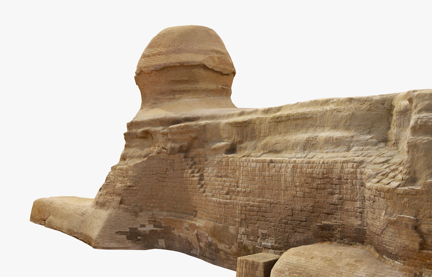 Great sphinx giza scan 3D model - TurboSquid 1302443