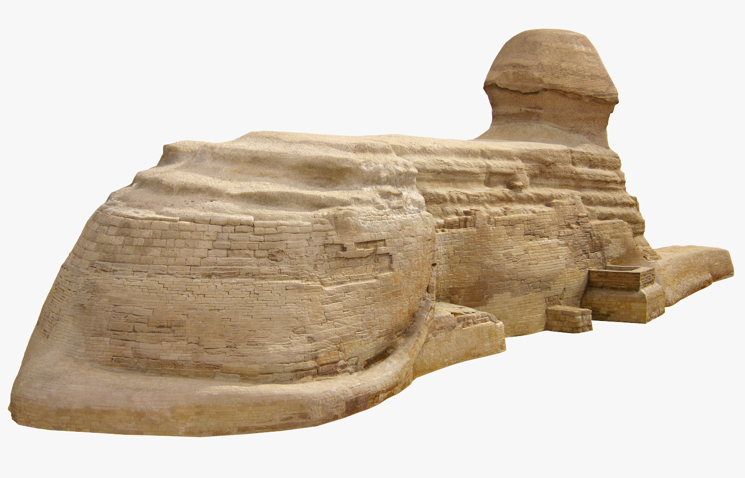 Great sphinx giza scan 3D model - TurboSquid 1302443