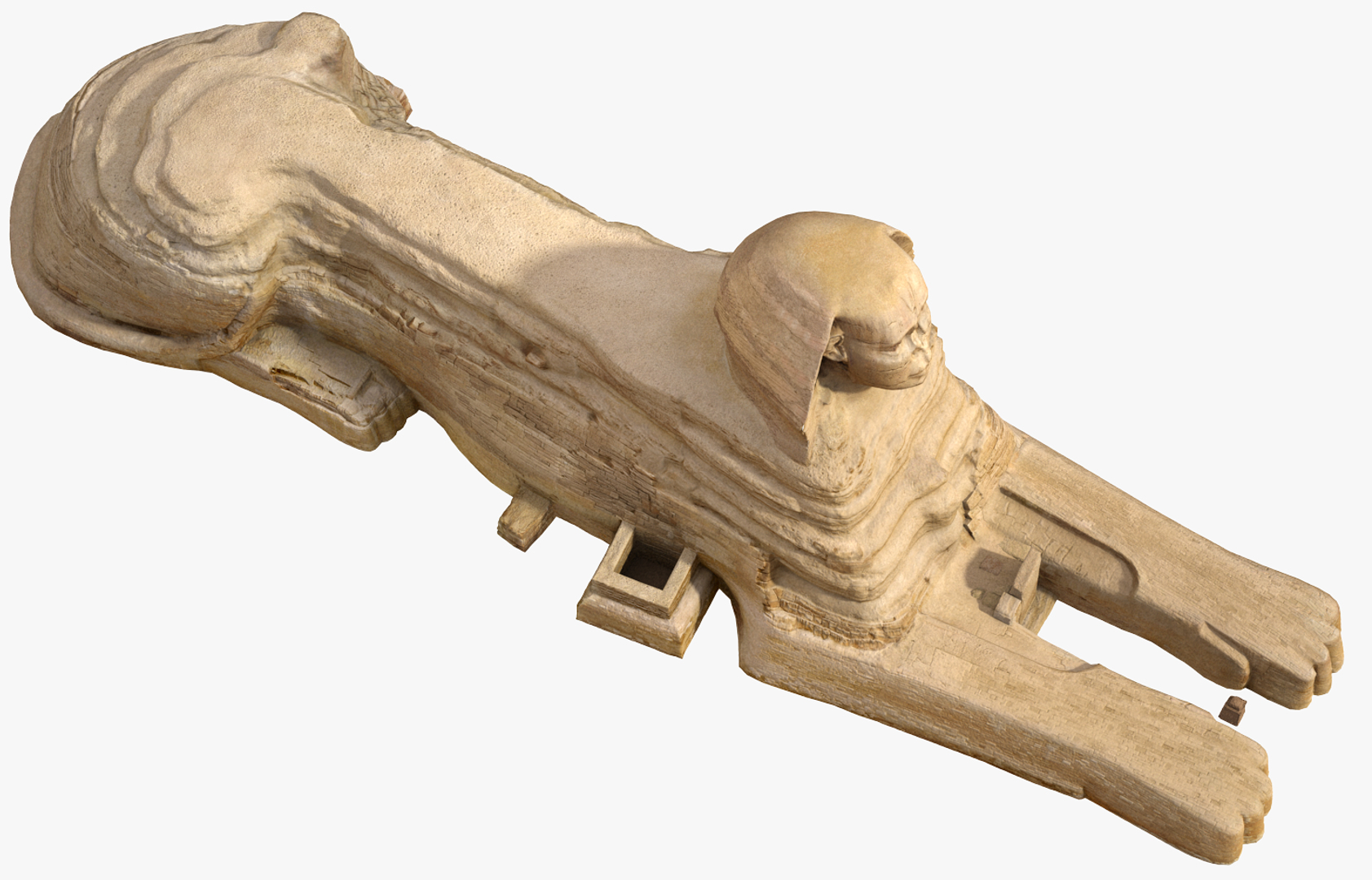 Great sphinx giza scan 3D model - TurboSquid 1302443