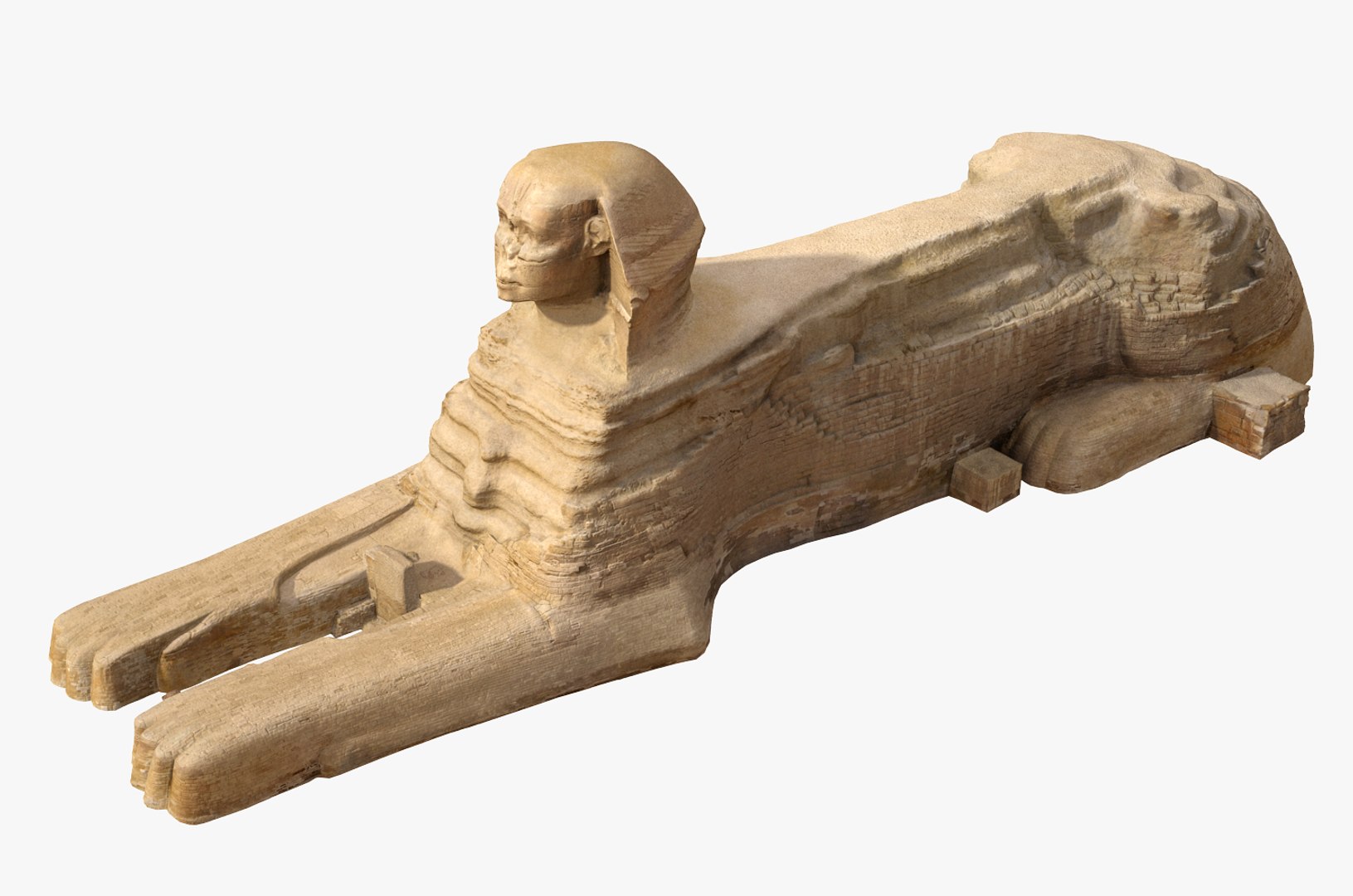 Great Sphinx Giza Scan 3D Model - TurboSquid 1302443
