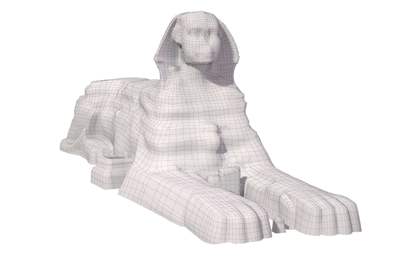 Great Sphinx Giza Scan 3D Model - TurboSquid 1302443