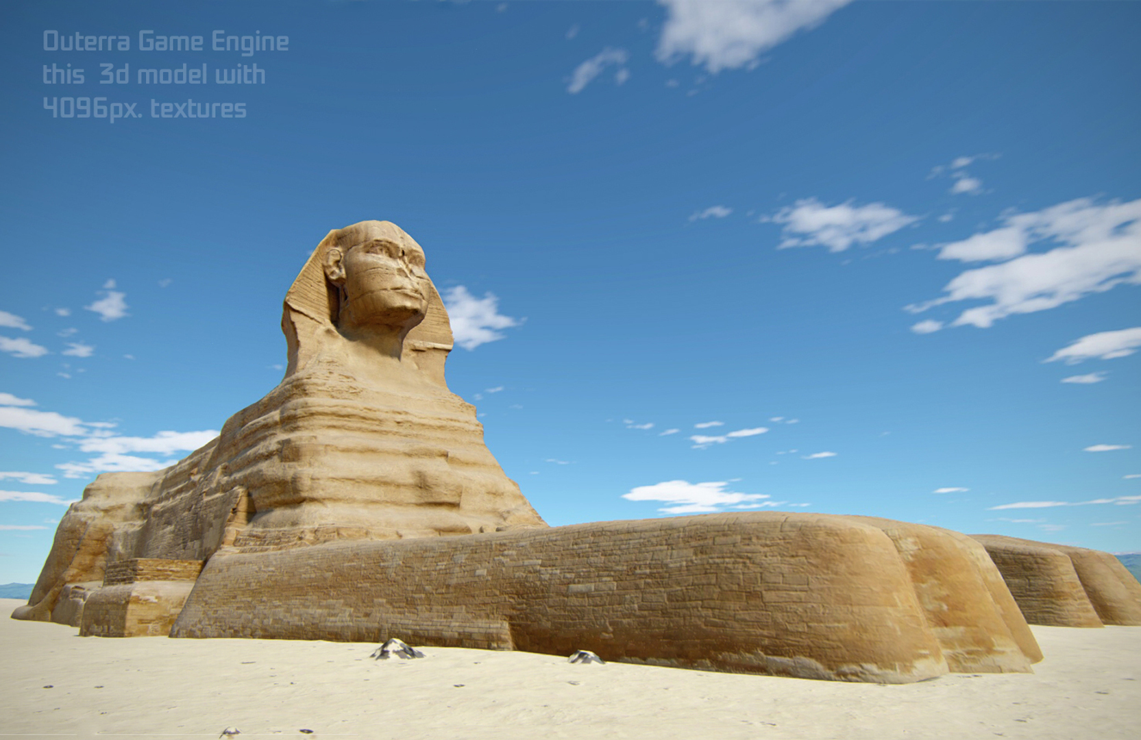 Great sphinx giza scan 3D model - TurboSquid 1302443