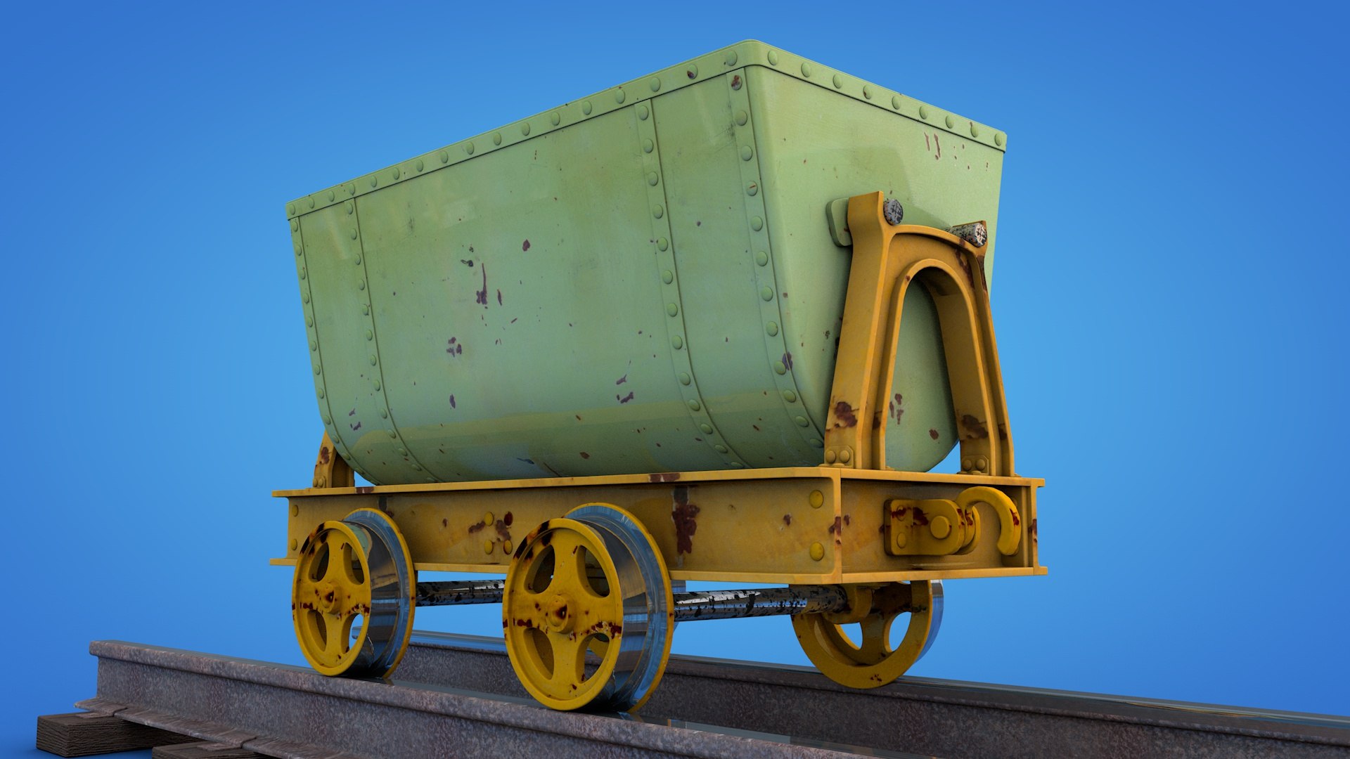 Cart Model - TurboSquid 1309077