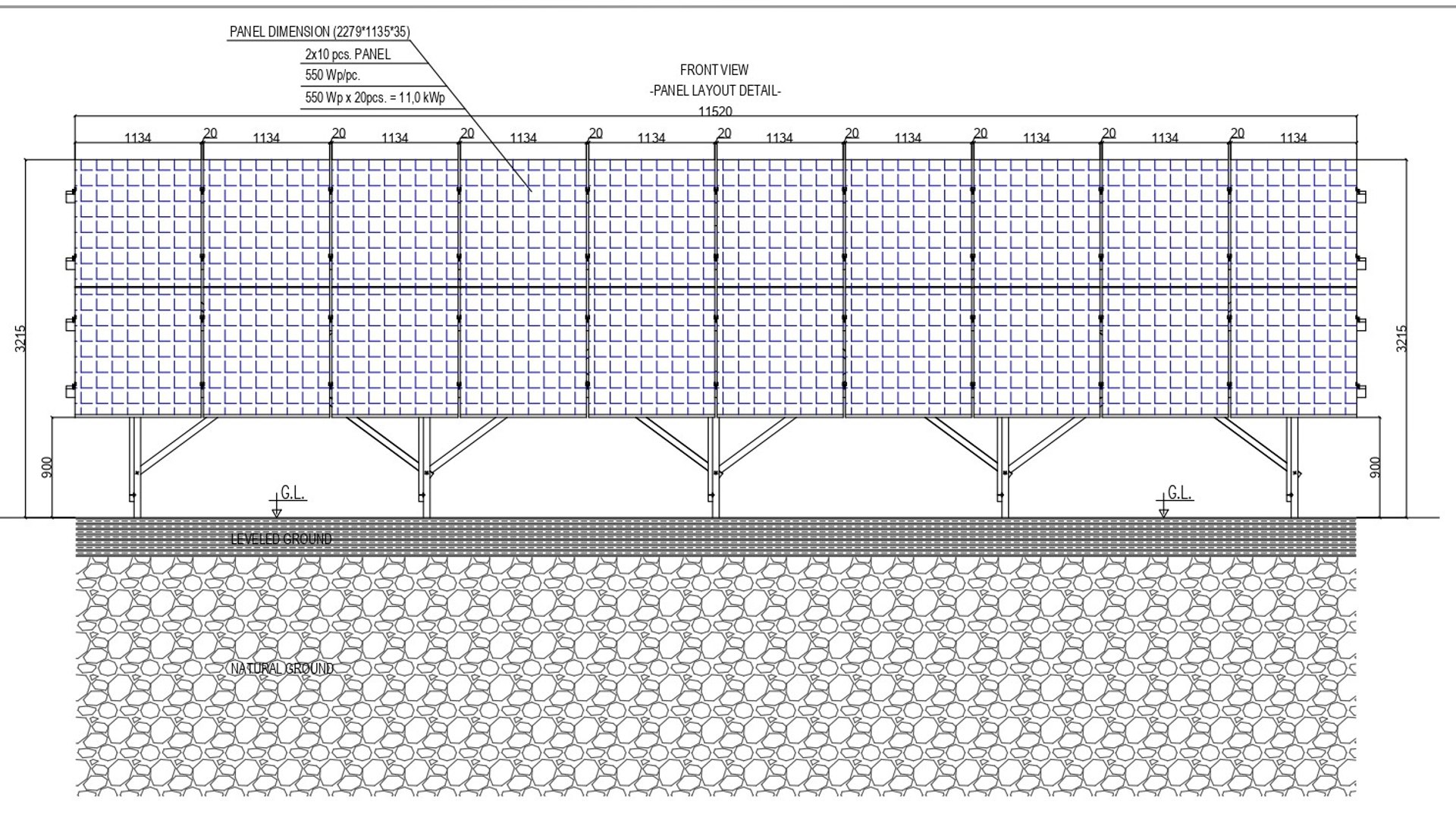 5 MW Solar Project Type 5 3D Model - TurboSquid 2198297