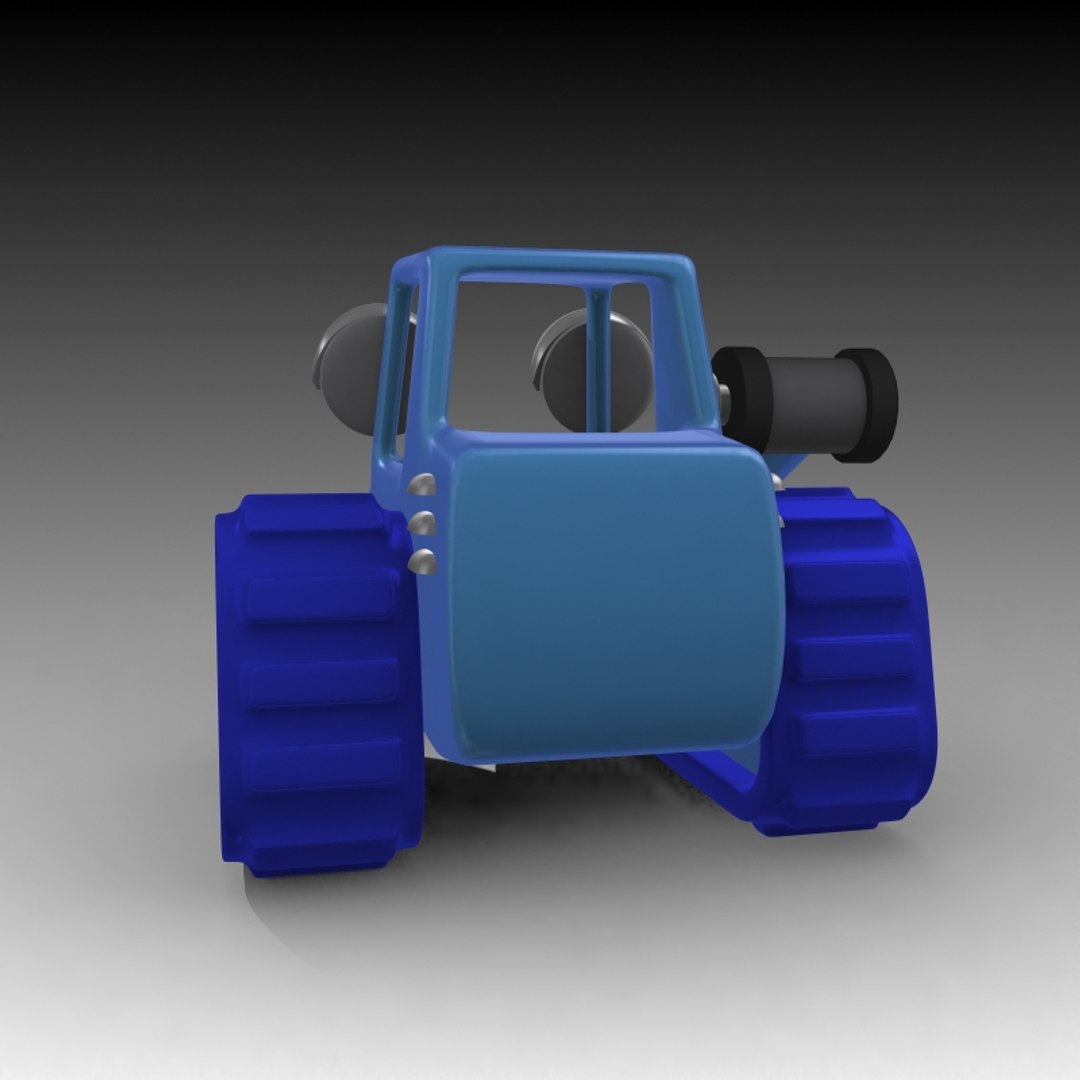 Scratch Tv Bob 3d Model