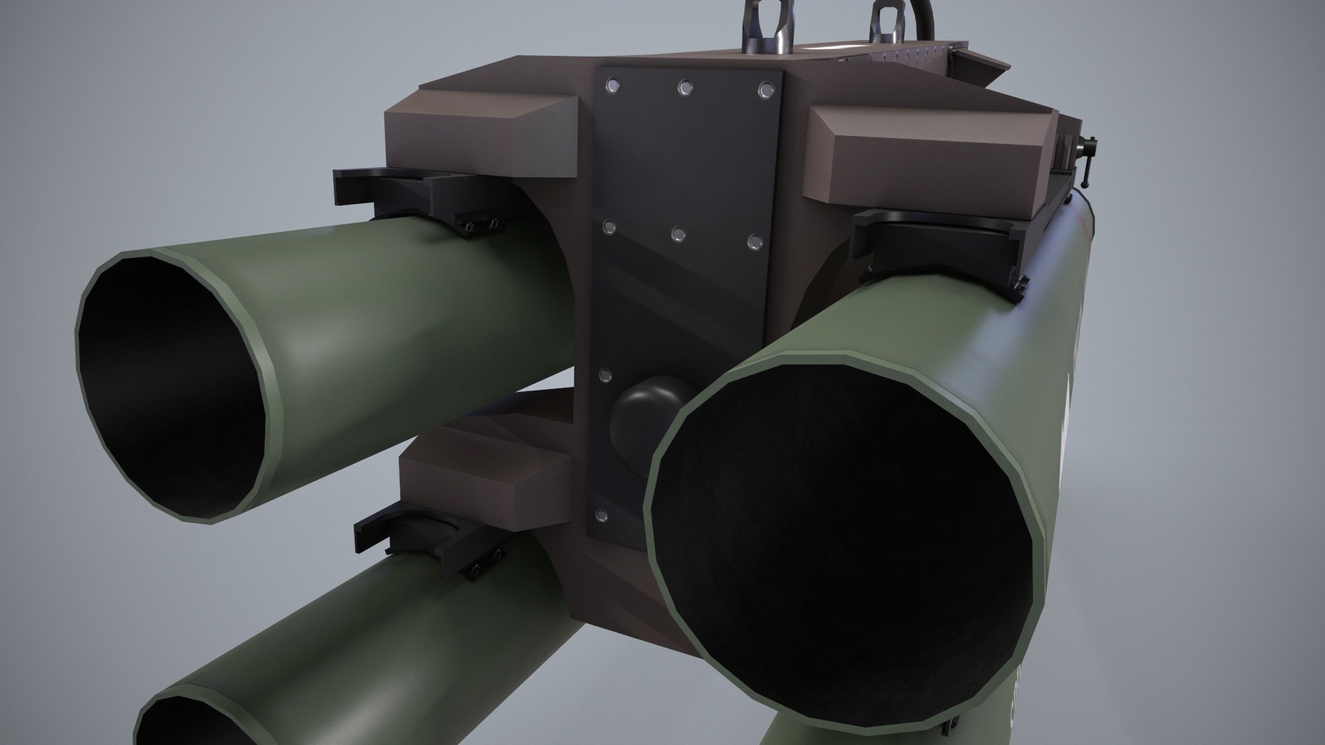 Launcher Spike ER With Missile 3D Model - TurboSquid 2221658