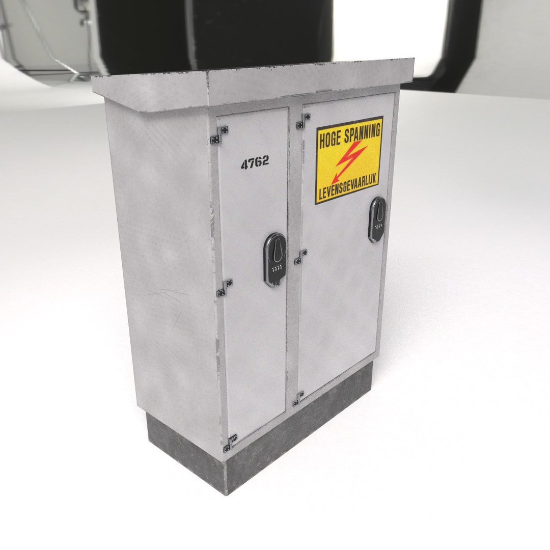 Dutch Electrical Box 3D Model - TurboSquid 2002907