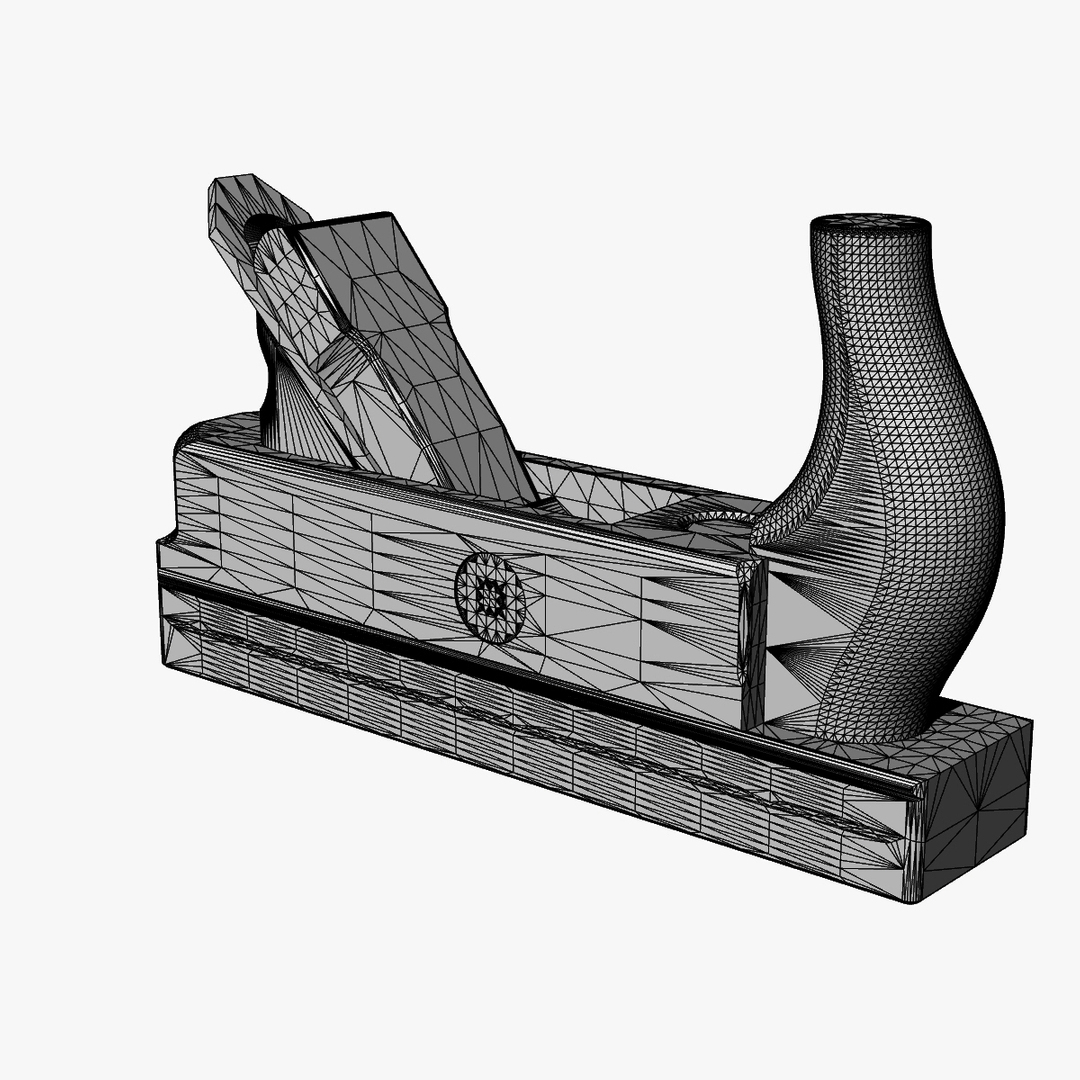 3d Scrub Plane Model