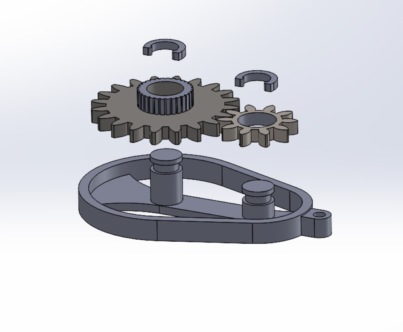 Mechanical Keychain 3D Model - TurboSquid 1884658