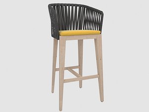 3D Archi Bar Chair Gloster - TurboSquid 1576238