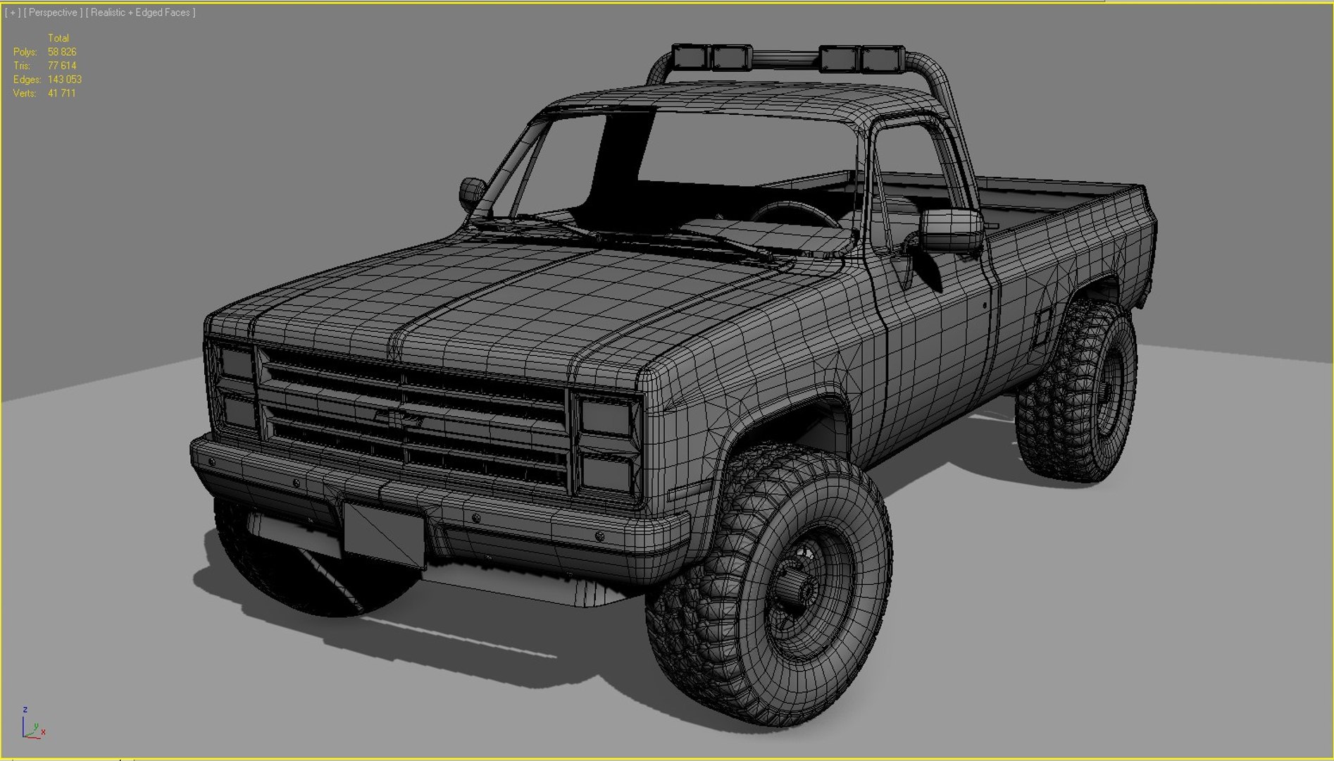 3D Model Chevrolet Silverado 1986 - TurboSquid 1459493