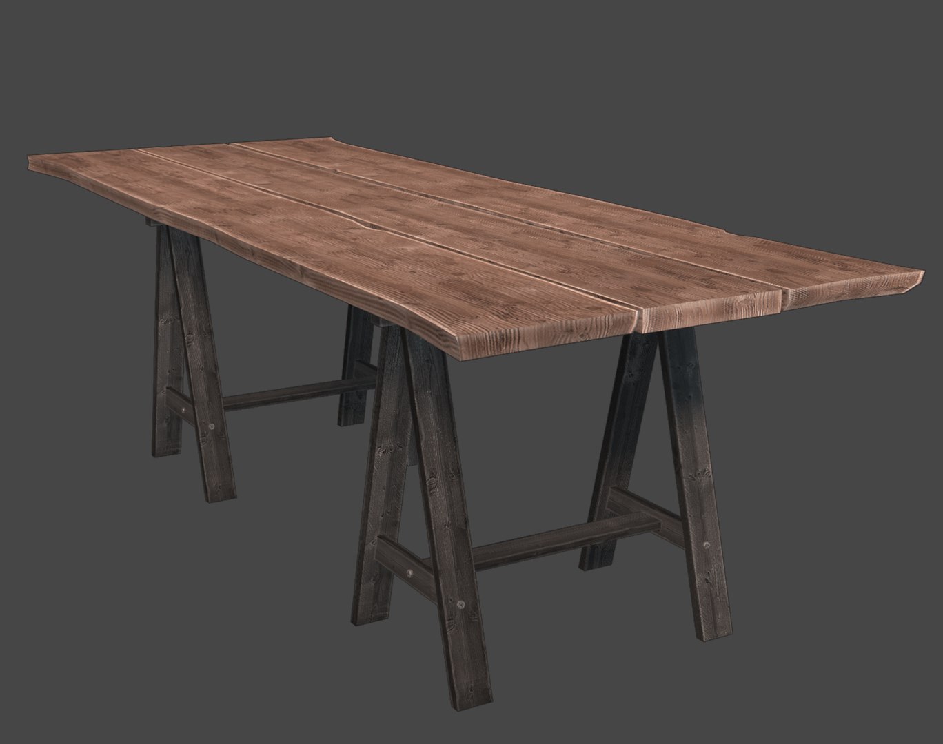 Rustik Table Set 3d Max
