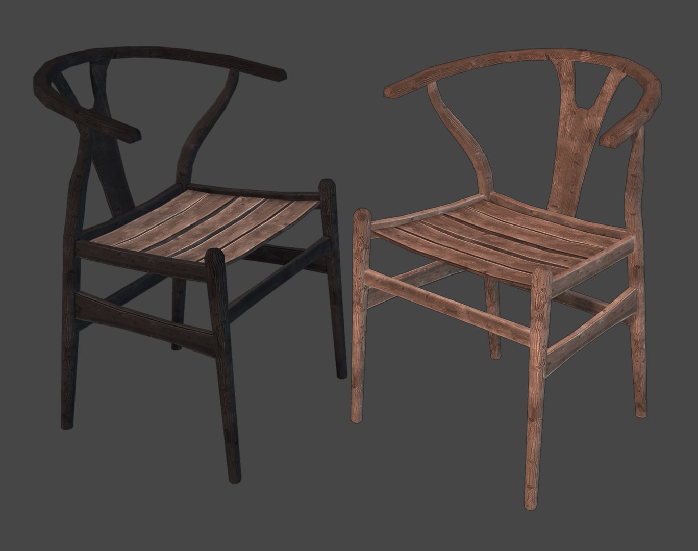 Rustik Table Set 3d Max