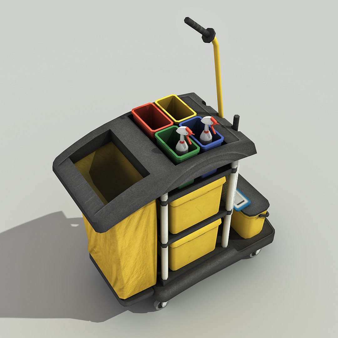 3d cleaning cart