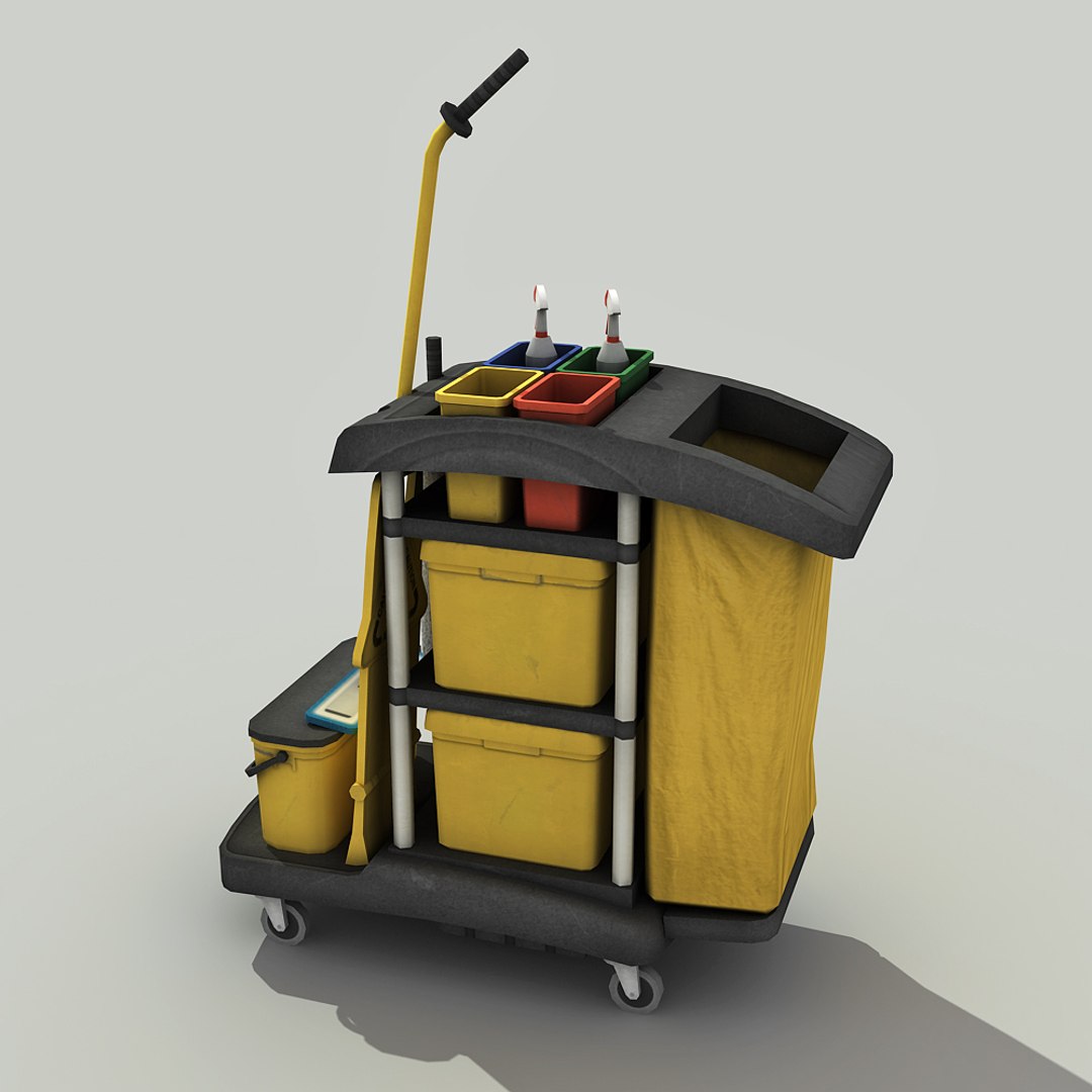 3d Cleaning Cart