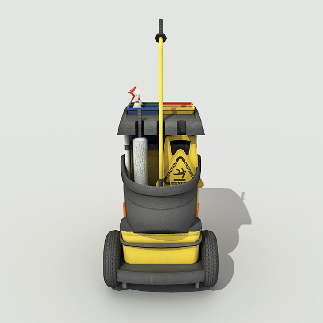 3d Cleaning Cart