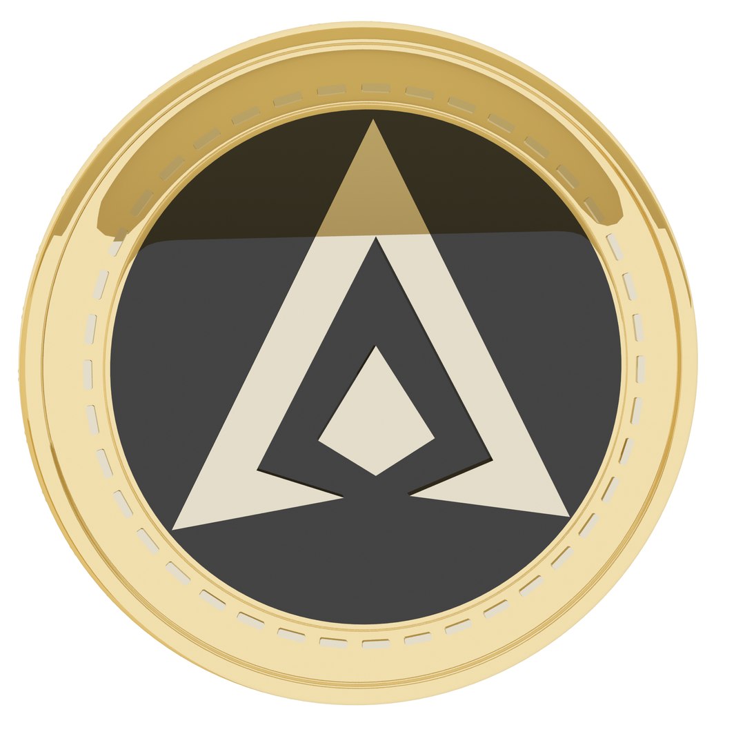 3D Hai Chain Cryptocurrency Gold Coin model - TurboSquid 1856728