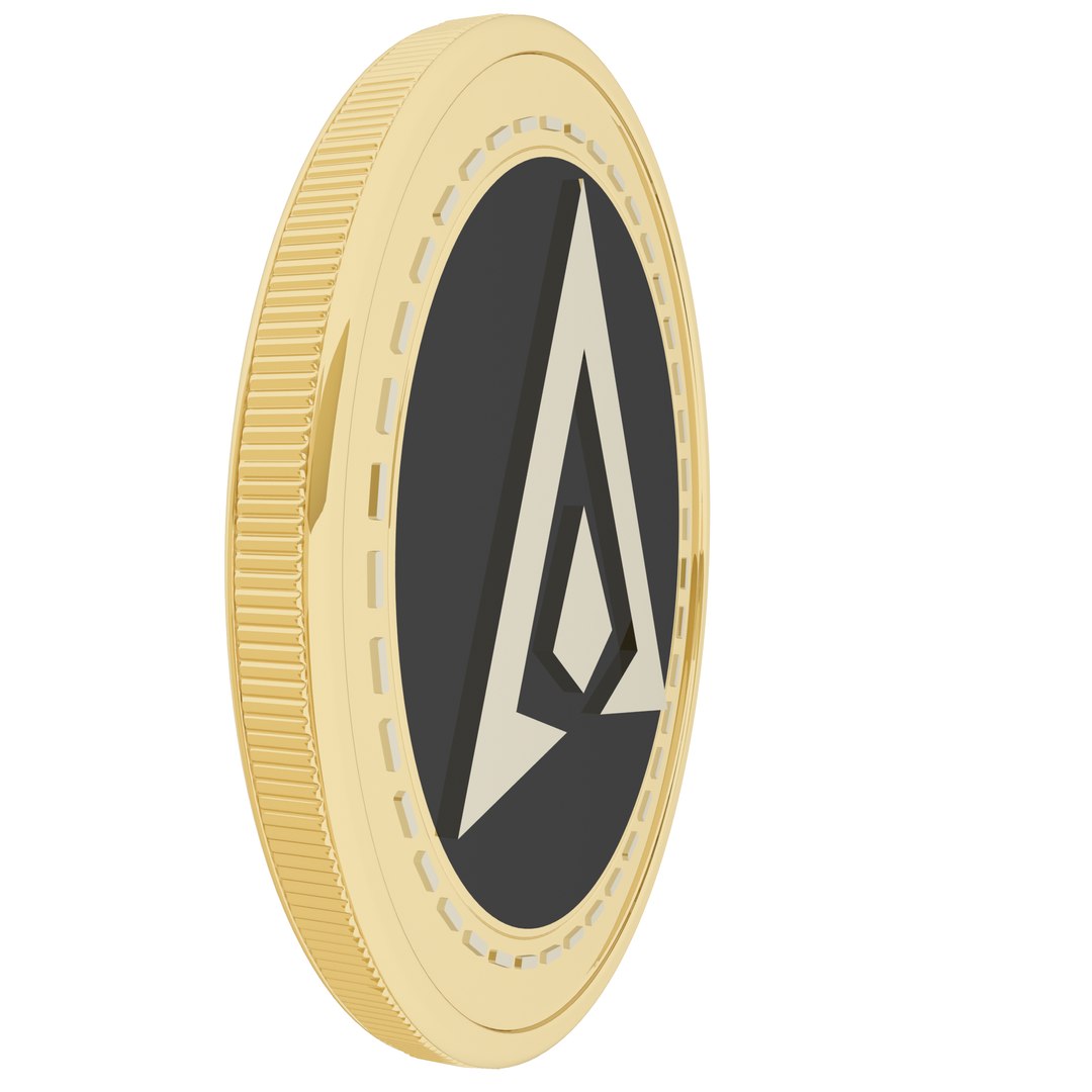 3D Hai Chain Cryptocurrency Gold Coin model - TurboSquid 1856728