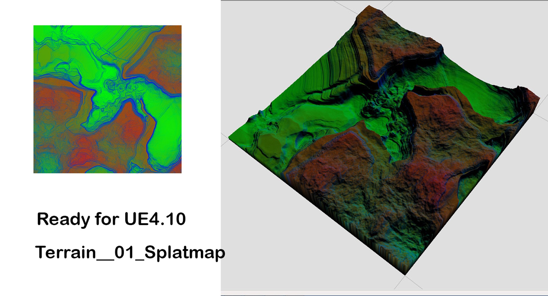realistic terrain 3d 3ds