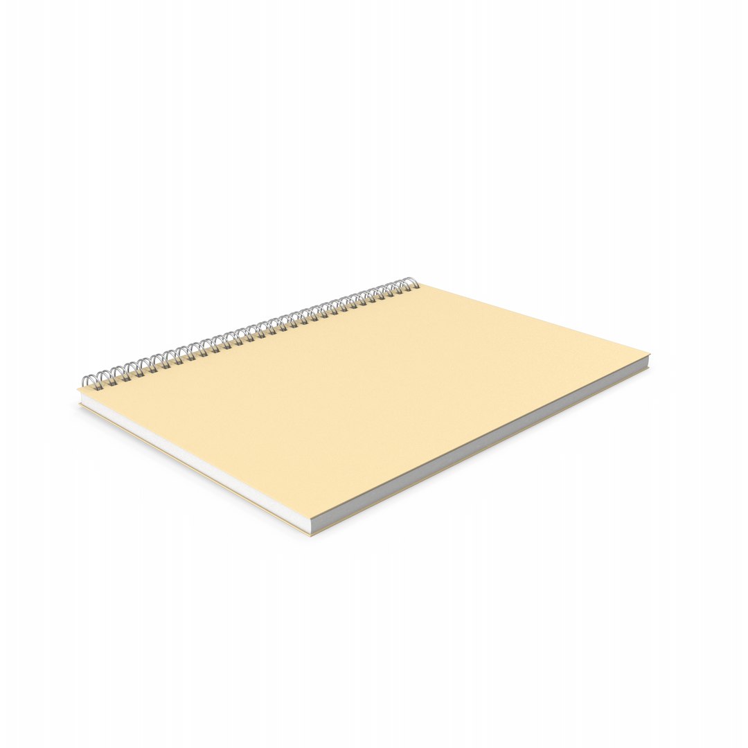 Spiral Notepad 3D - TurboSquid 1848343