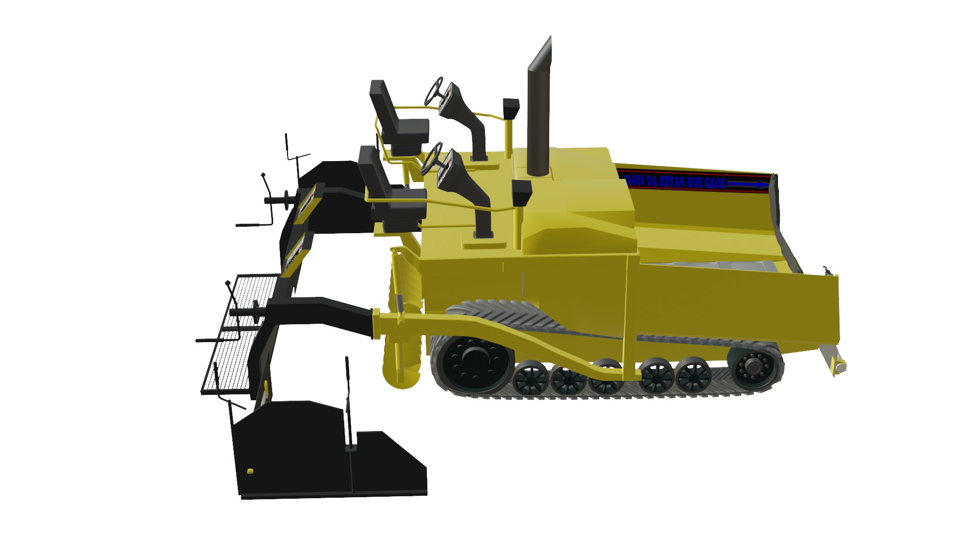 3D Tar Road Machinery - TurboSquid 1891432