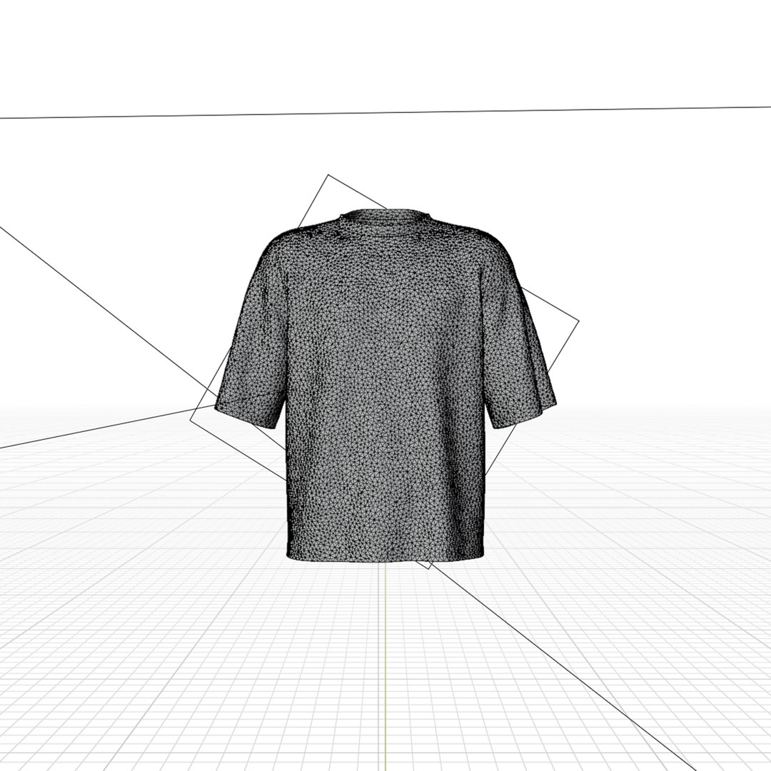 3D model Oversized T-shirt - TurboSquid 2173775