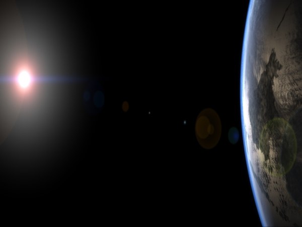 earth atmosphere 3d model