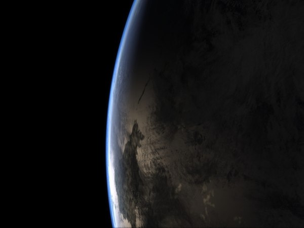 earth atmosphere 3d model