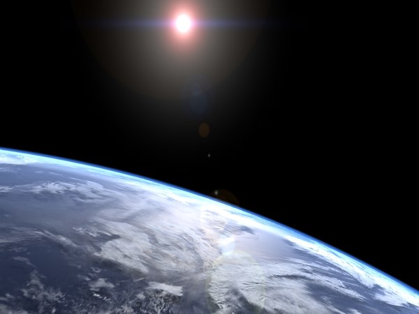 earth atmosphere 3d model