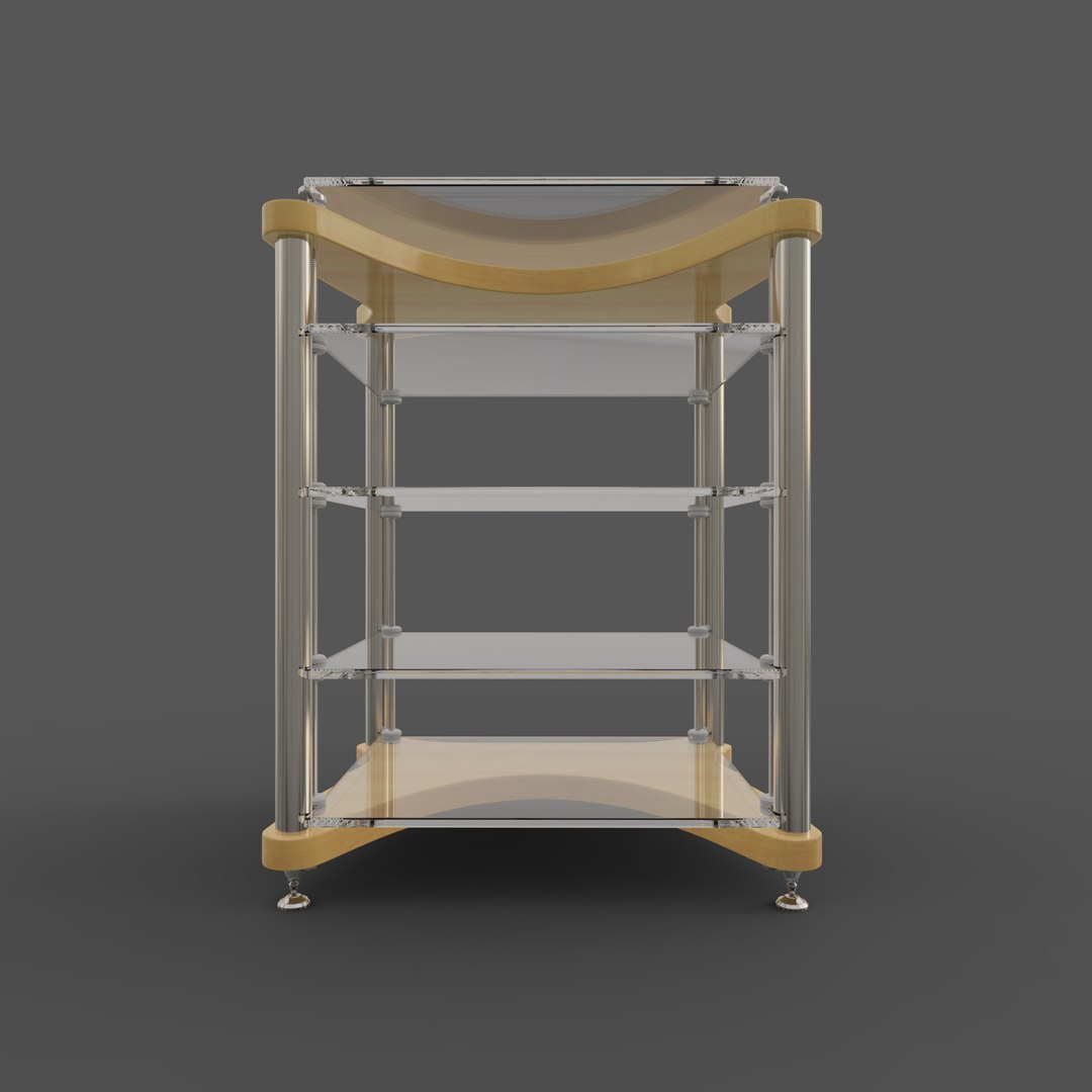 Stand Soundations HF Audio Rack Art HF-SL Maple Model - TurboSquid 1951208