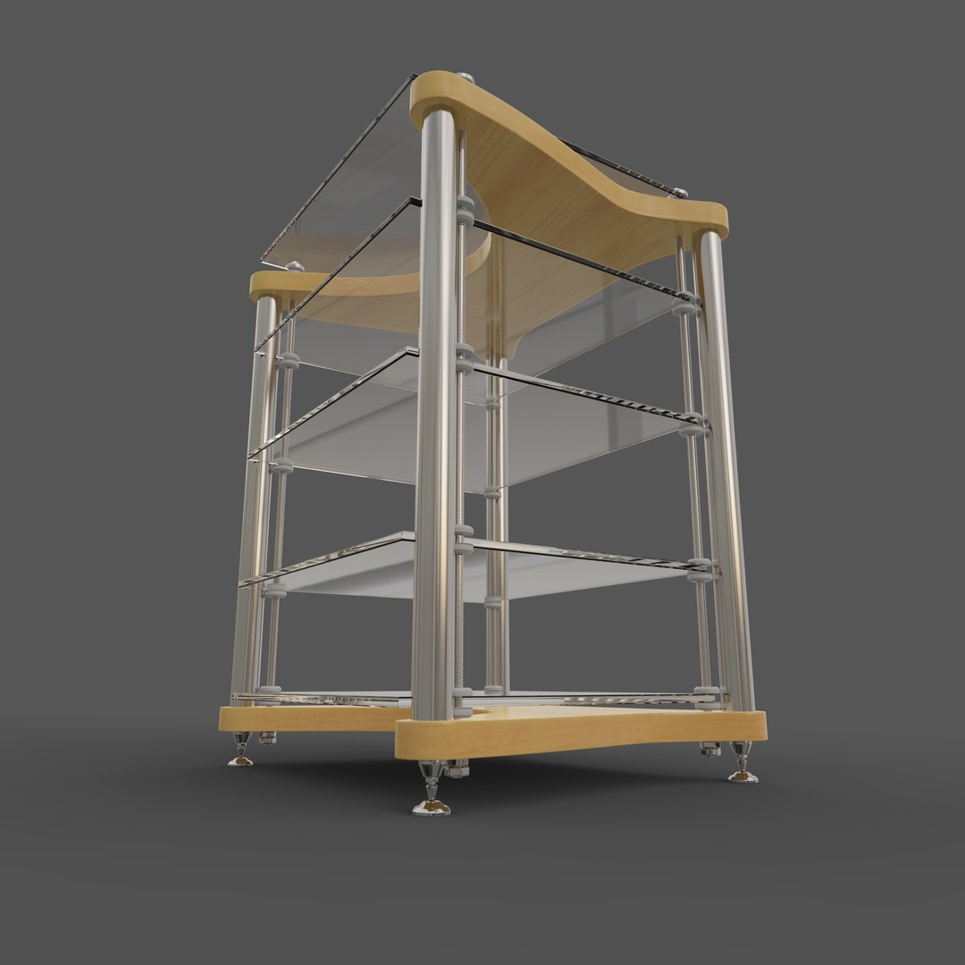 Stand Soundations HF Audio Rack Art HF-SL Maple Model - TurboSquid 1951208