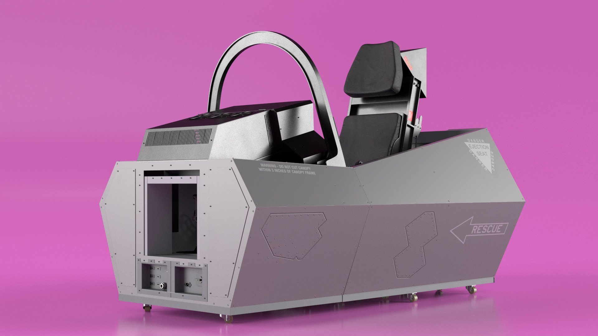 3D Model F-35 Fighter Cockpit Simulator Enabled - TurboSquid 2269838