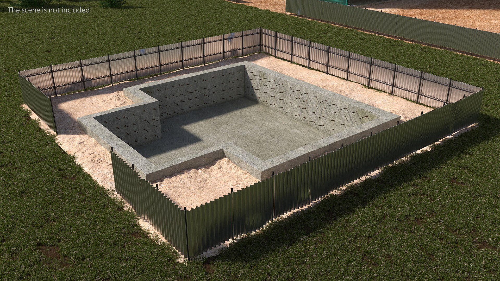 3D Construction Foundation Pit - TurboSquid 2275916