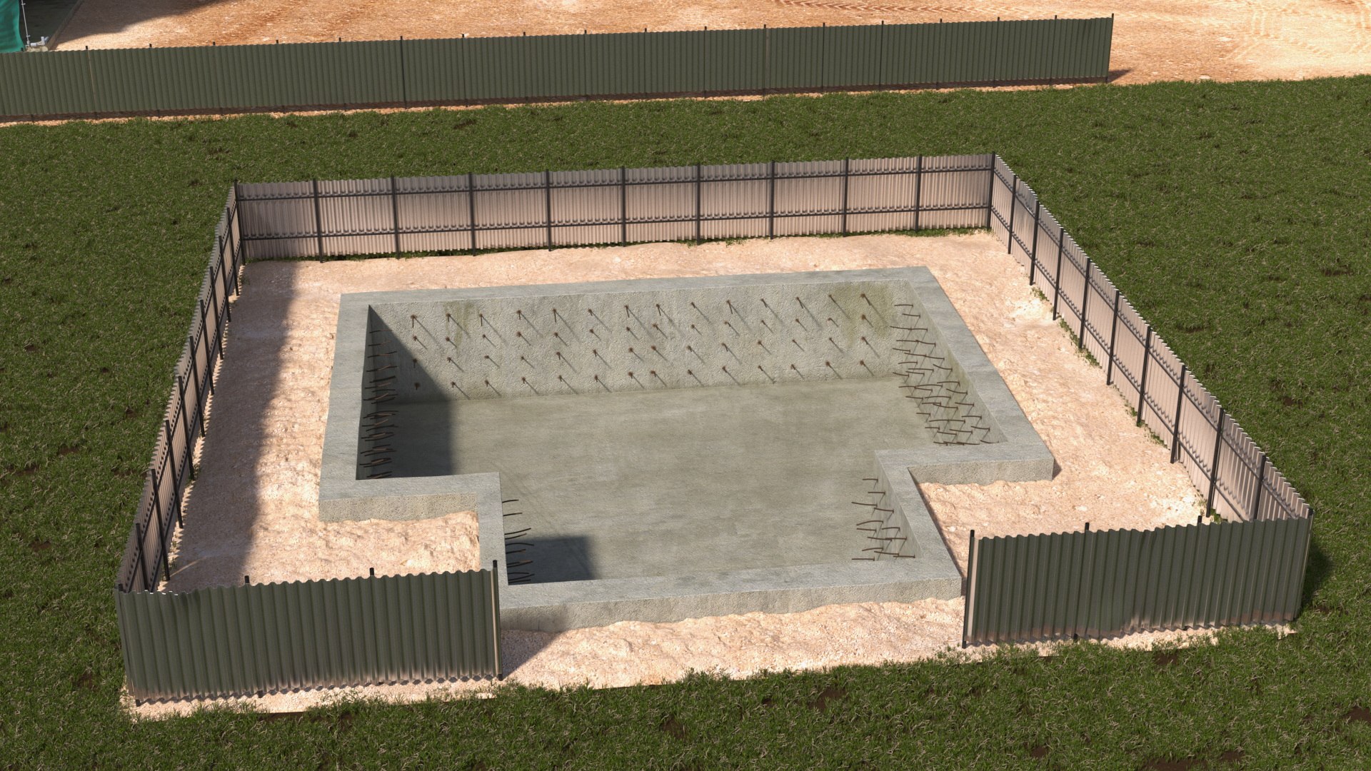 3D Construction Foundation Pit - TurboSquid 2275916