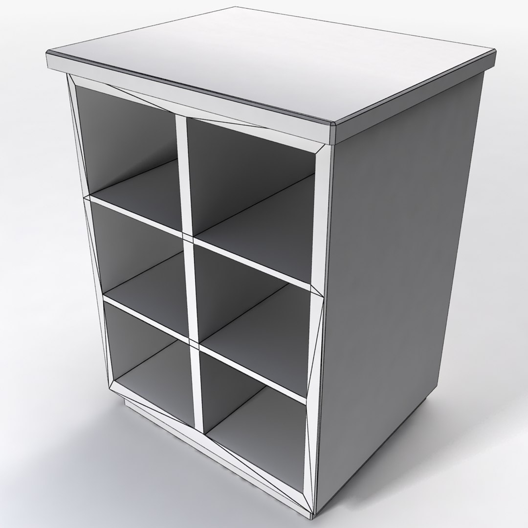 3d storage cabinet model