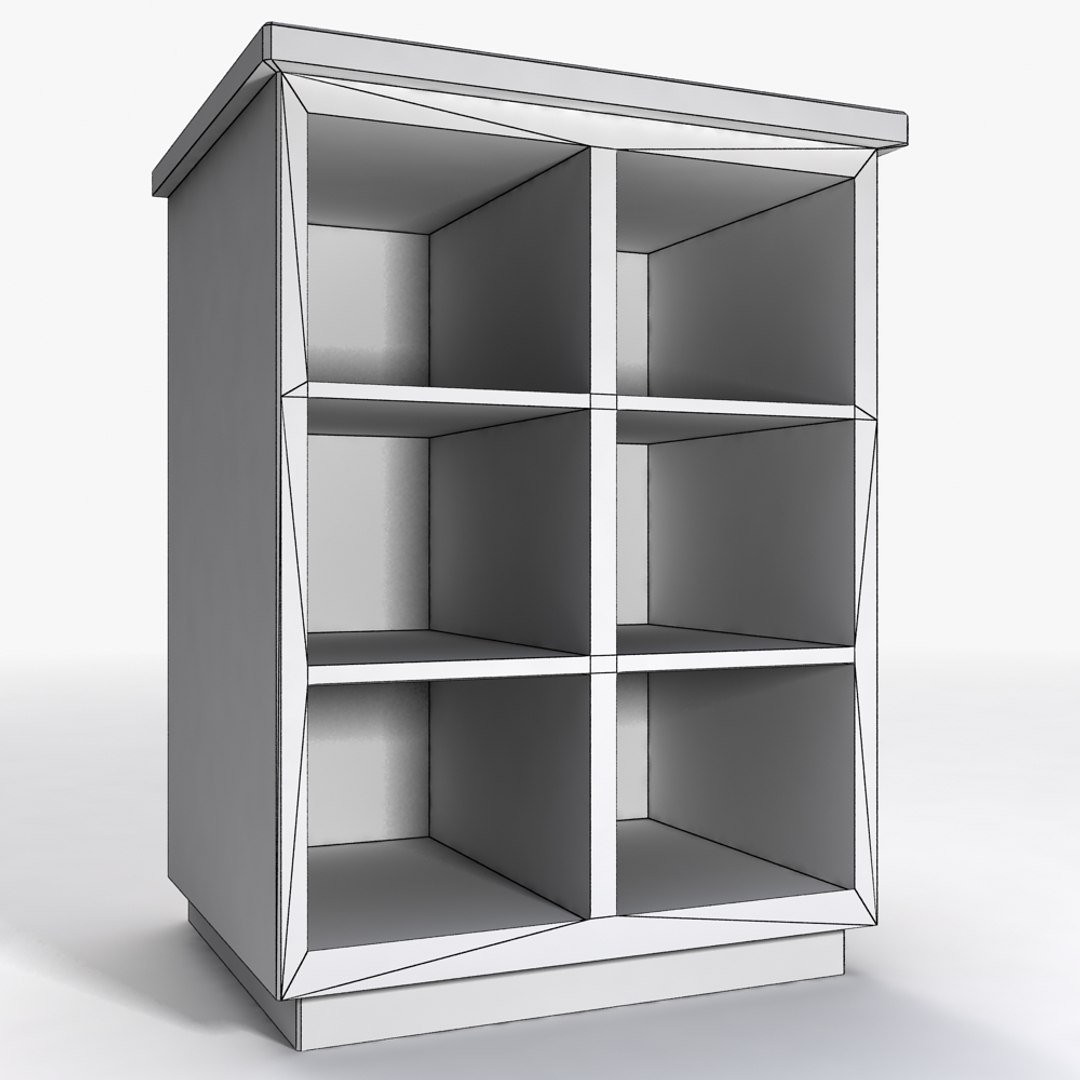 3d storage cabinet model