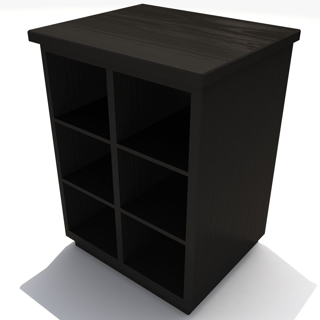 3d storage cabinet model