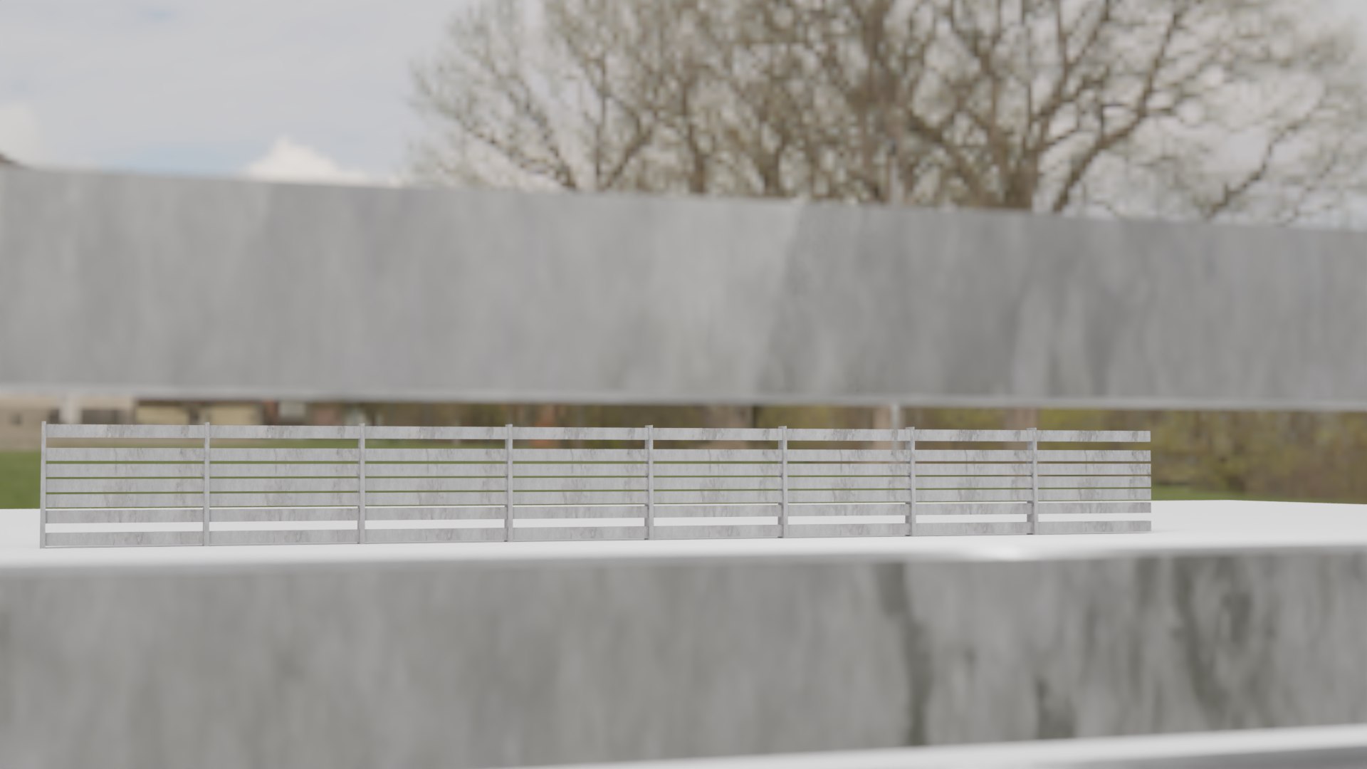 3D Iron Railings - TurboSquid 1970337