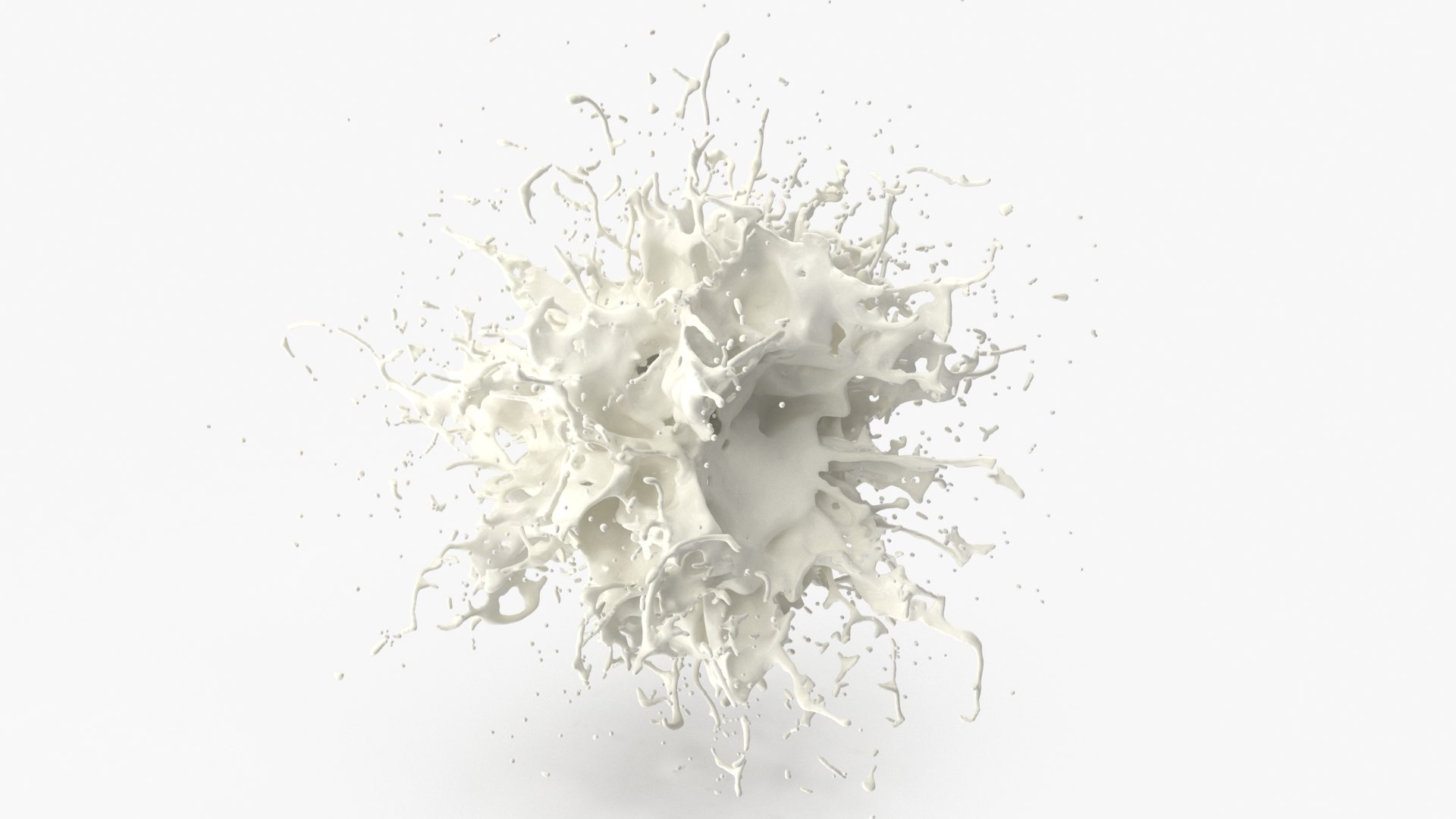 3D Milk Splash 16 - TurboSquid 1914171