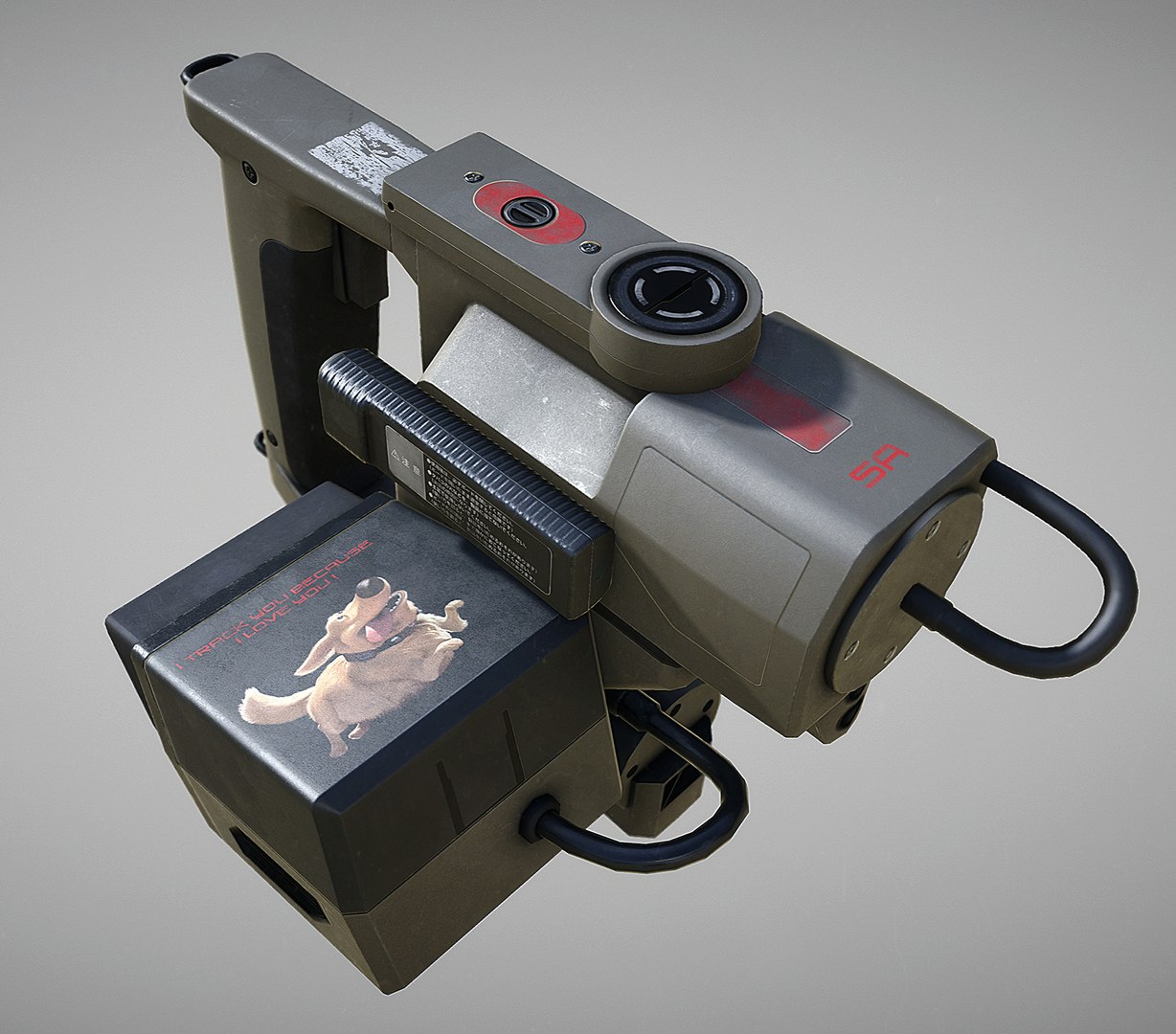 Motion Tracker Prop Pbr Obj