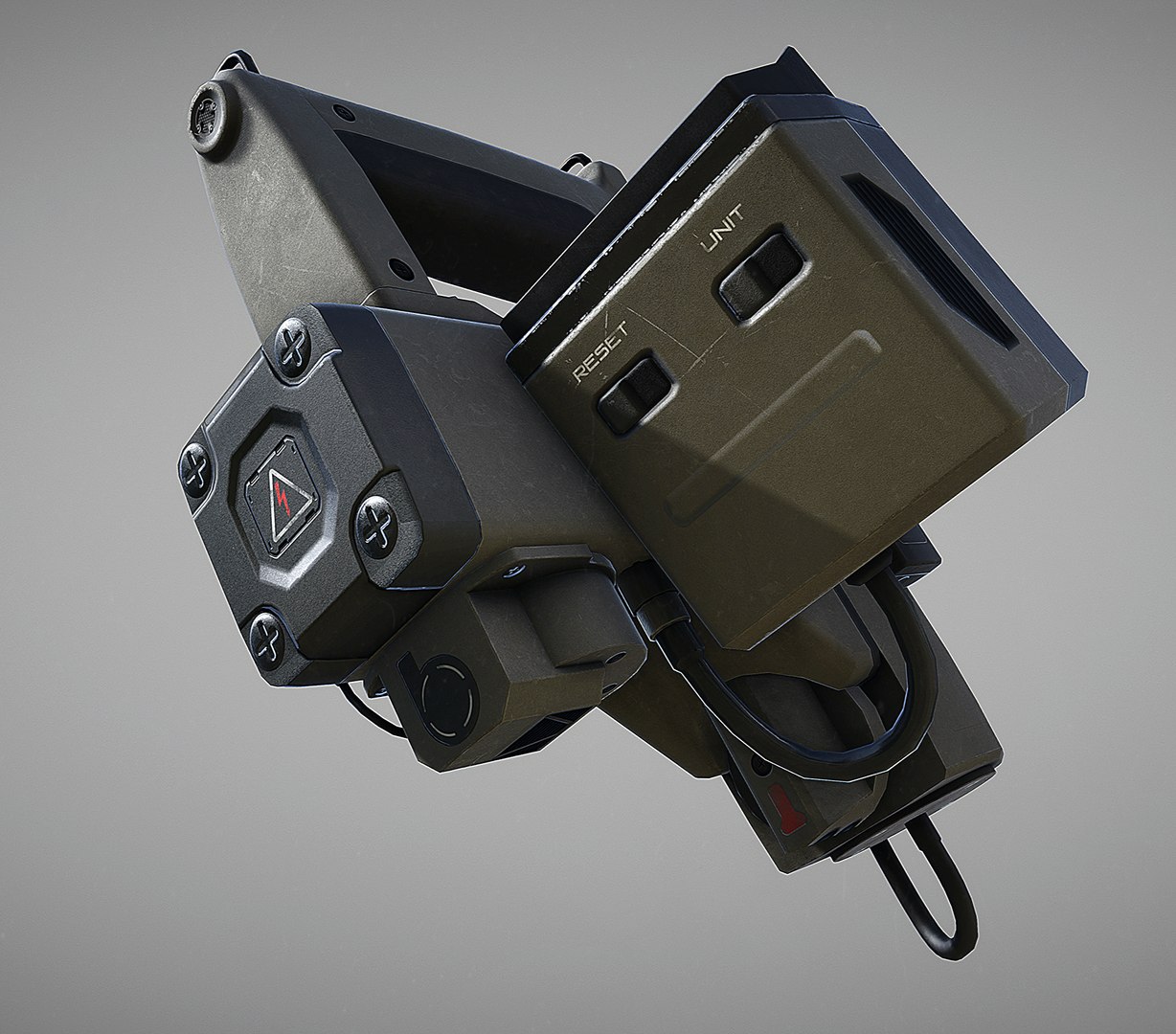Motion Tracker Prop Pbr Obj