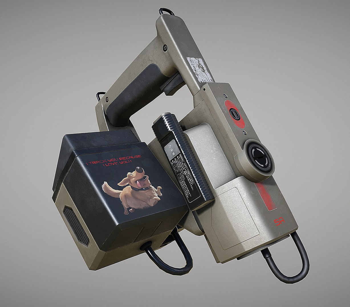 Motion Tracker Prop Pbr Obj