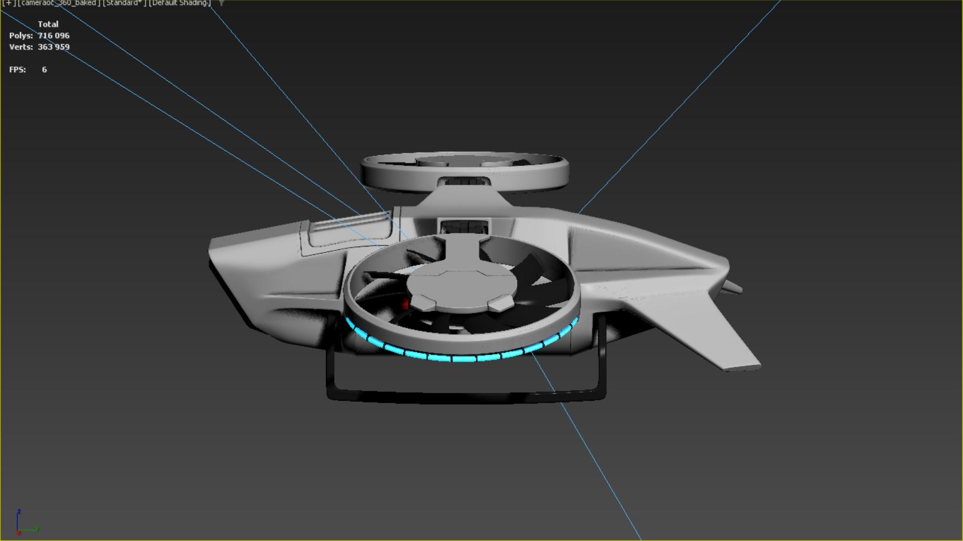 3D Futuristic Cargo Delivery Drone Unity Hdrp - TurboSquid 2210560