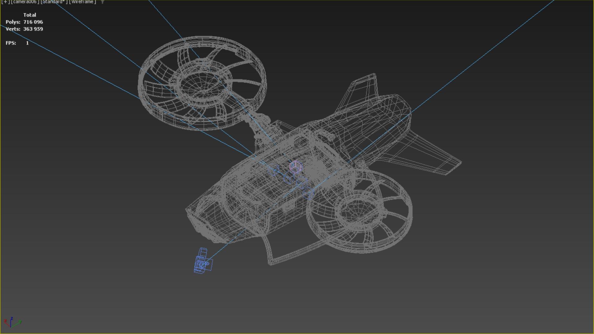 3D Futuristic Cargo Delivery Drone Unity Hdrp - TurboSquid 2210560