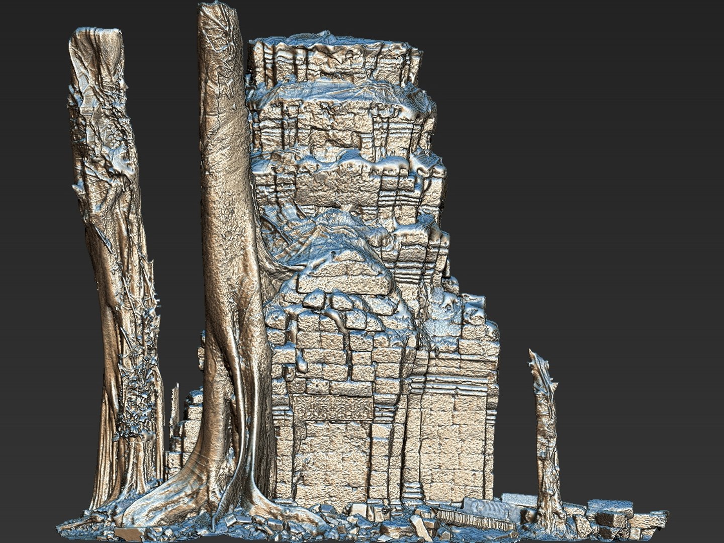 3d Ancient Tree Temple 16