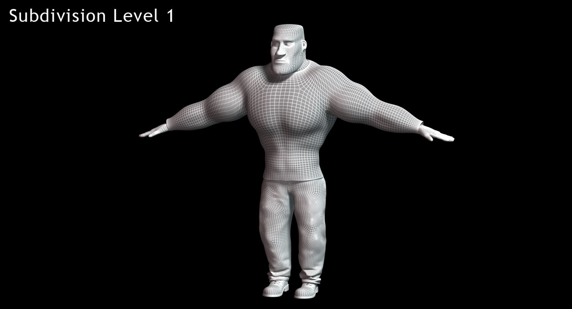 Cartoon Strongman Rigged Strong 3D Model - TurboSquid 1238432