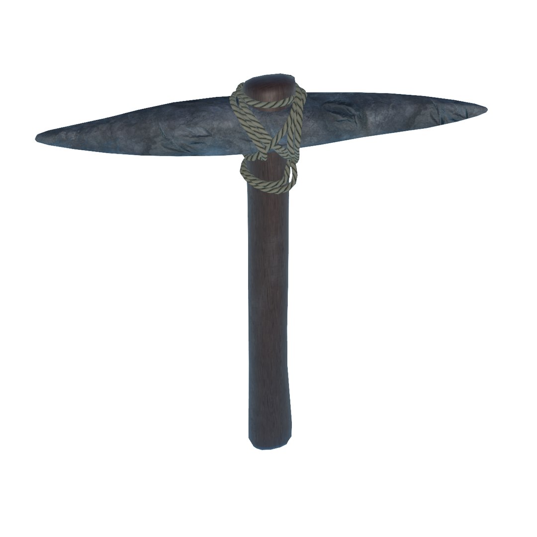 Free pickaxe primitive 3D model - TurboSquid 1683483