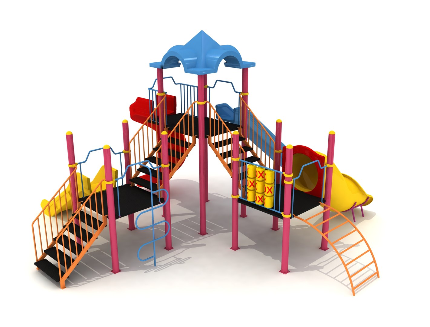 3D Metal Playground - TurboSquid 1554011