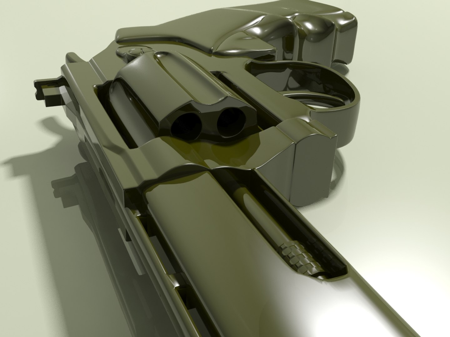 Modern Revolver Dwg