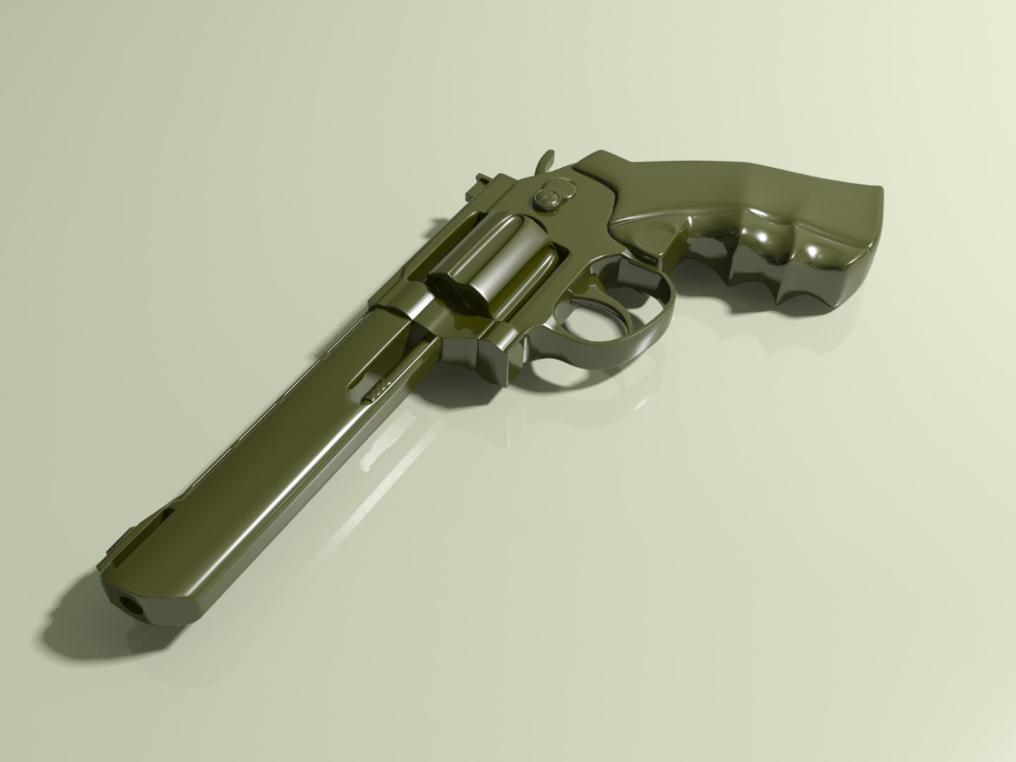 Modern Revolver Dwg